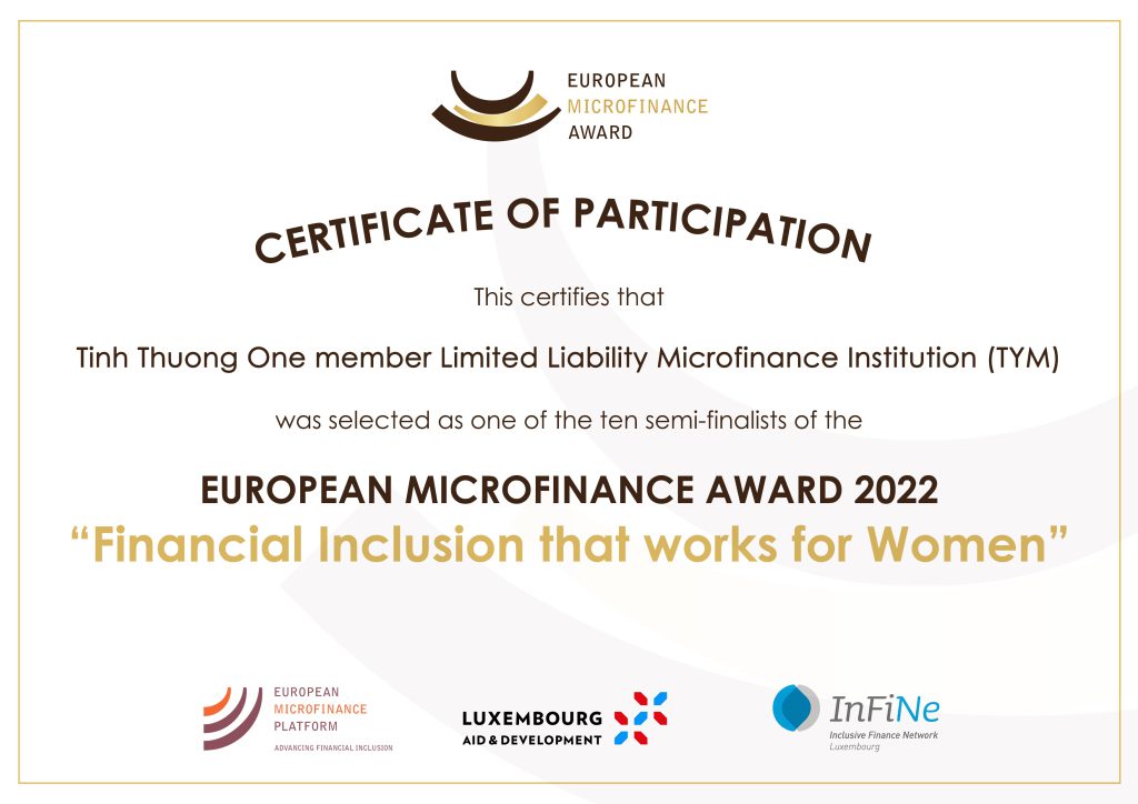 TYM is one of 10 financial institutions in the world honored in the ...